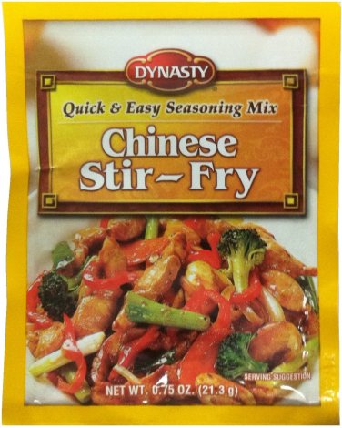 DYNASTY CHINESE STIR-FRY SEASONING MIX [011152282237, 21.3g (0.75 oz ...
