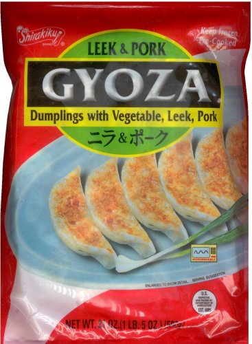 GYOZA DUMPLINGS WITH VEGETABLE, LEEK, PORK [074410940638, 590g (21 oz ...